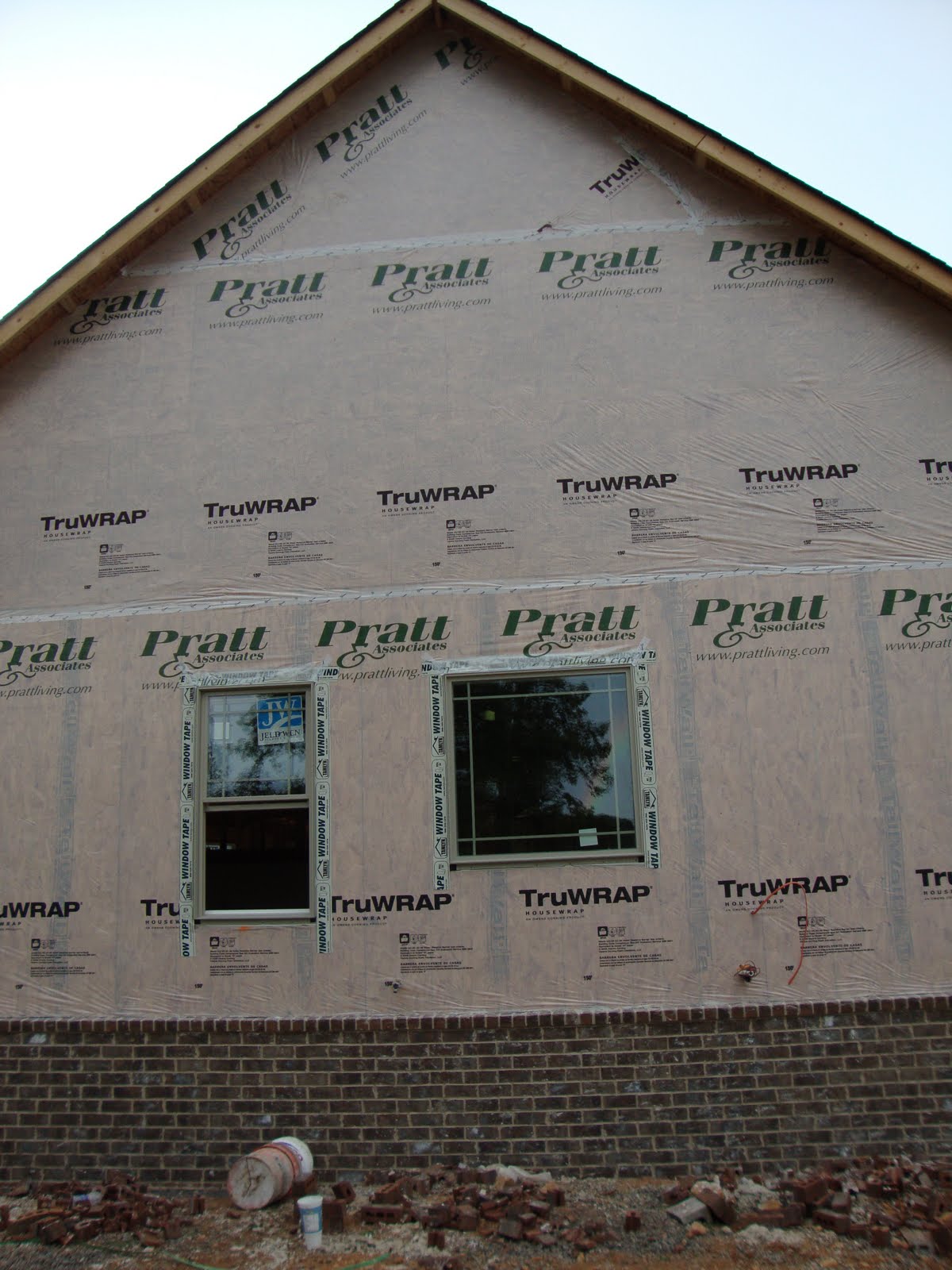 Home Building Project: Windows Part II, Drywall, & Brick