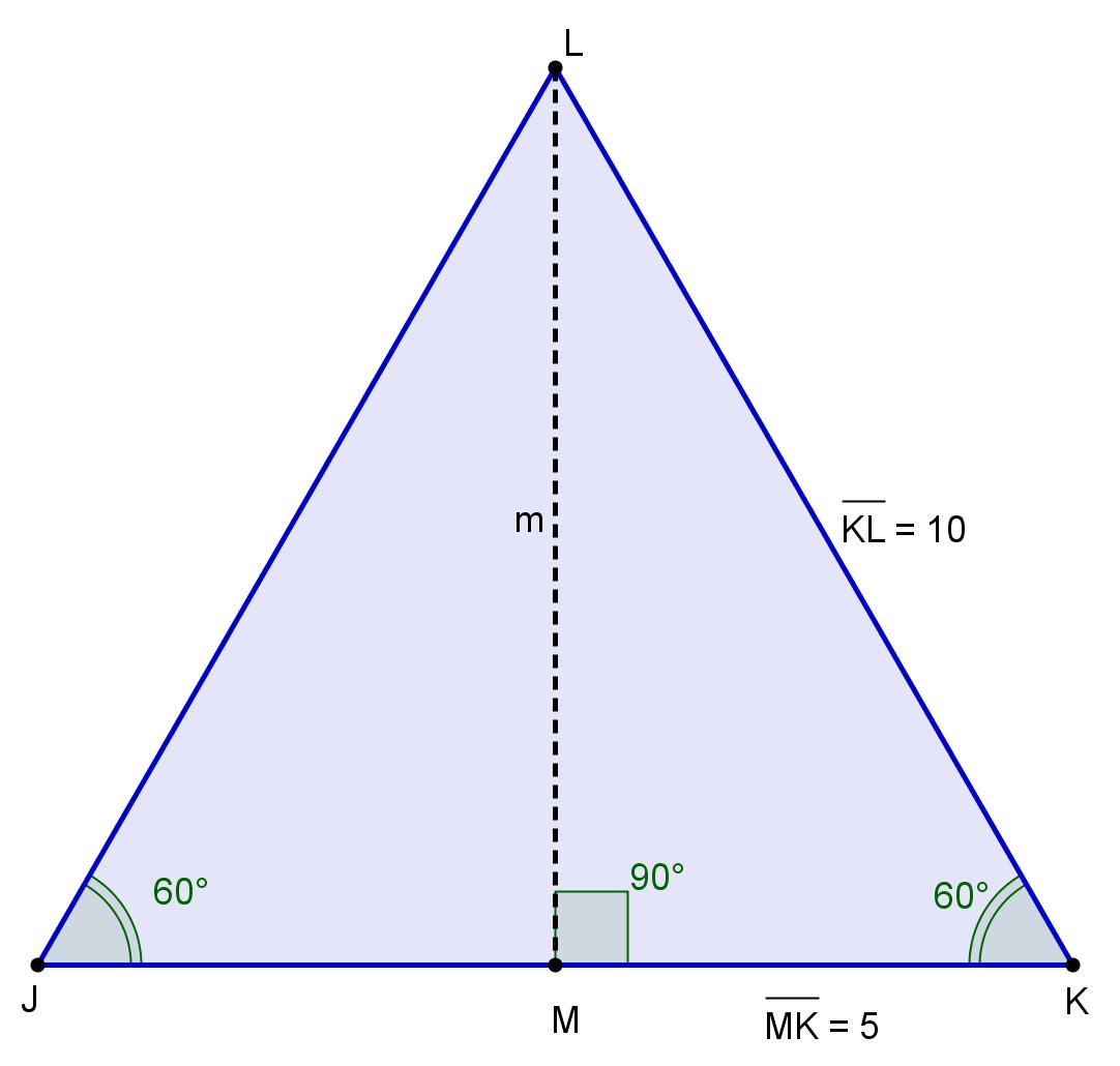 Matemática Fácil: Área do triângulo equilátero e do círculo