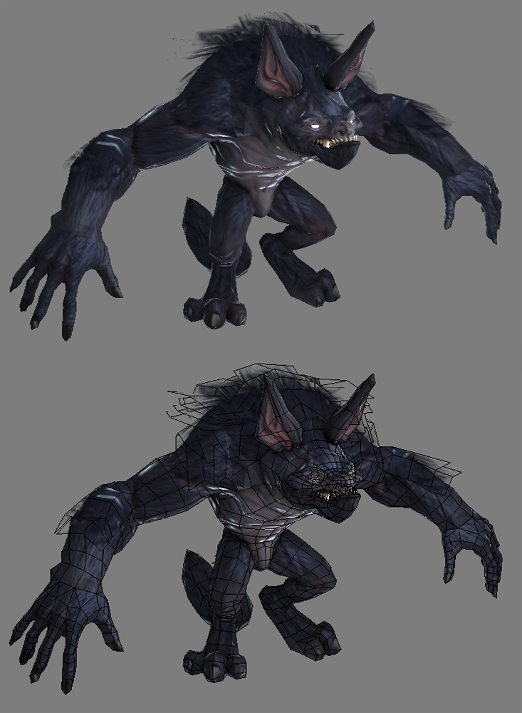 Dave's Art Stuff: GA Mini:Neverending Story Redesign: "Gmork