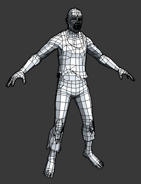 Dave's Art Stuff: Generic Gross Zombie Character