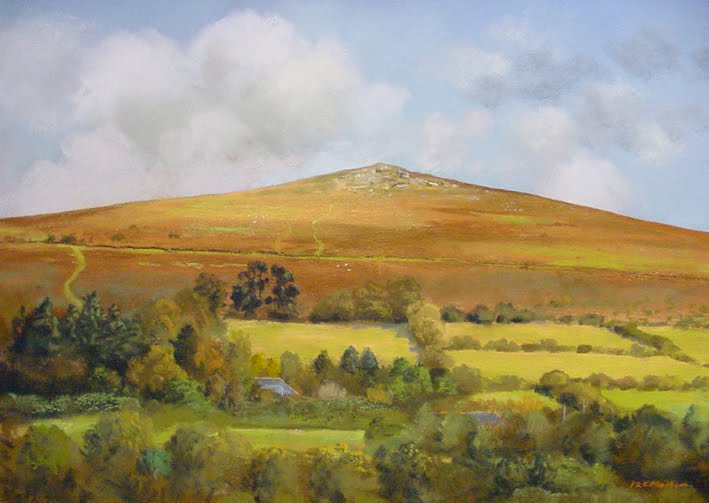 JAMES MARTIN ARTIST - DEVON, UK: Western Beacon, Ivybridge