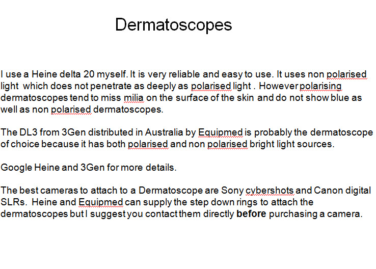 Dermoscopy Made Simple: Which dermatoscope should I buy? and Using my ...