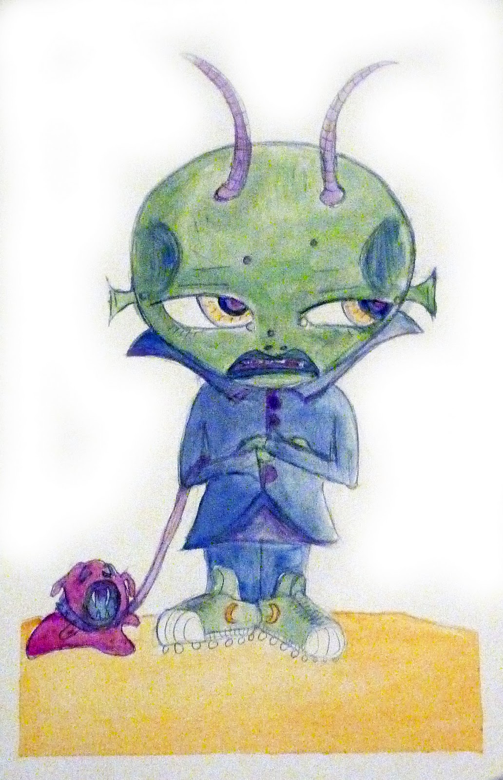 Bluehour Studio The Art and Illustration of Debra Styer: GLOB Aliens