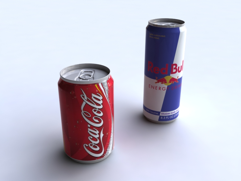 PORTFOLIO: 3D - Coca Cola & Red Bull