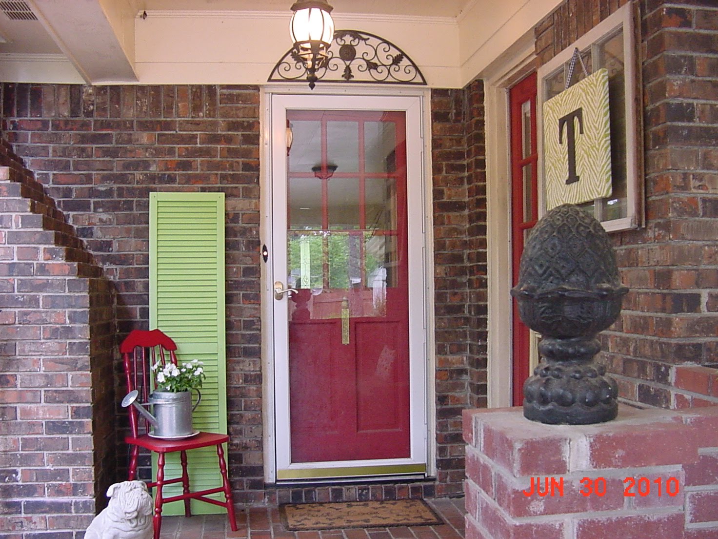 The Happy Homebody: Backdoor Decor