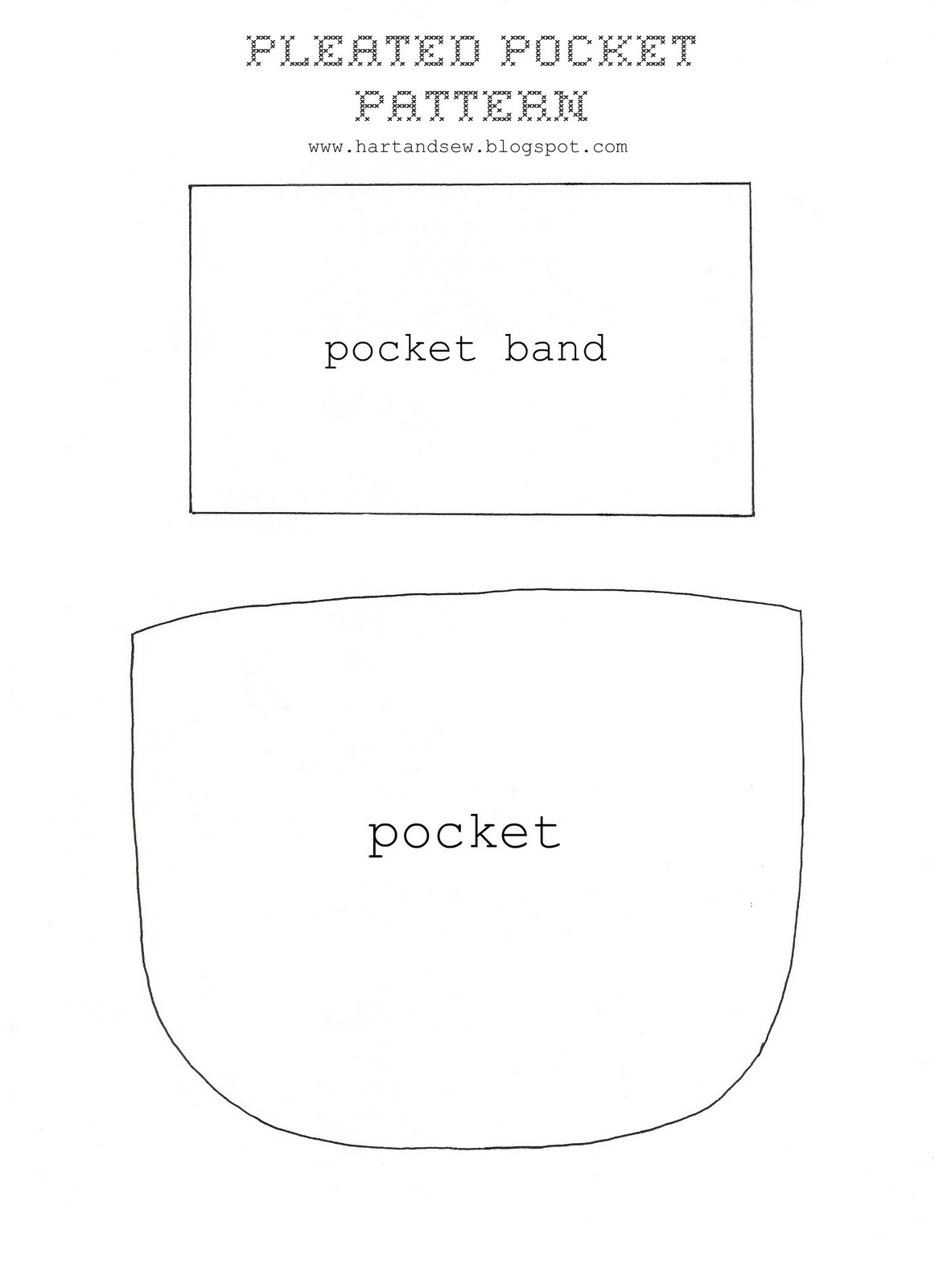 hart + sew | Vintage Baby Clothing: tutorial: pleated pockets