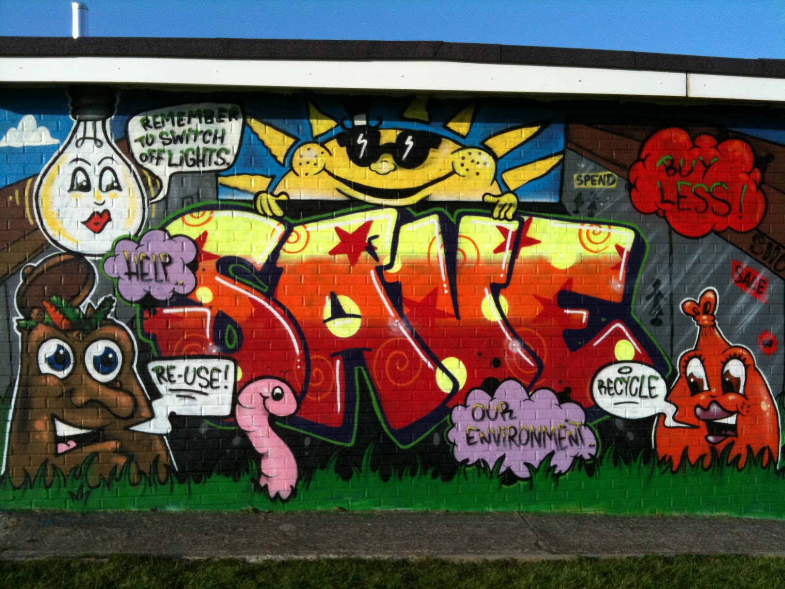 Graffiti Art Workshops and Commissions: Reducing, Re-using and ...