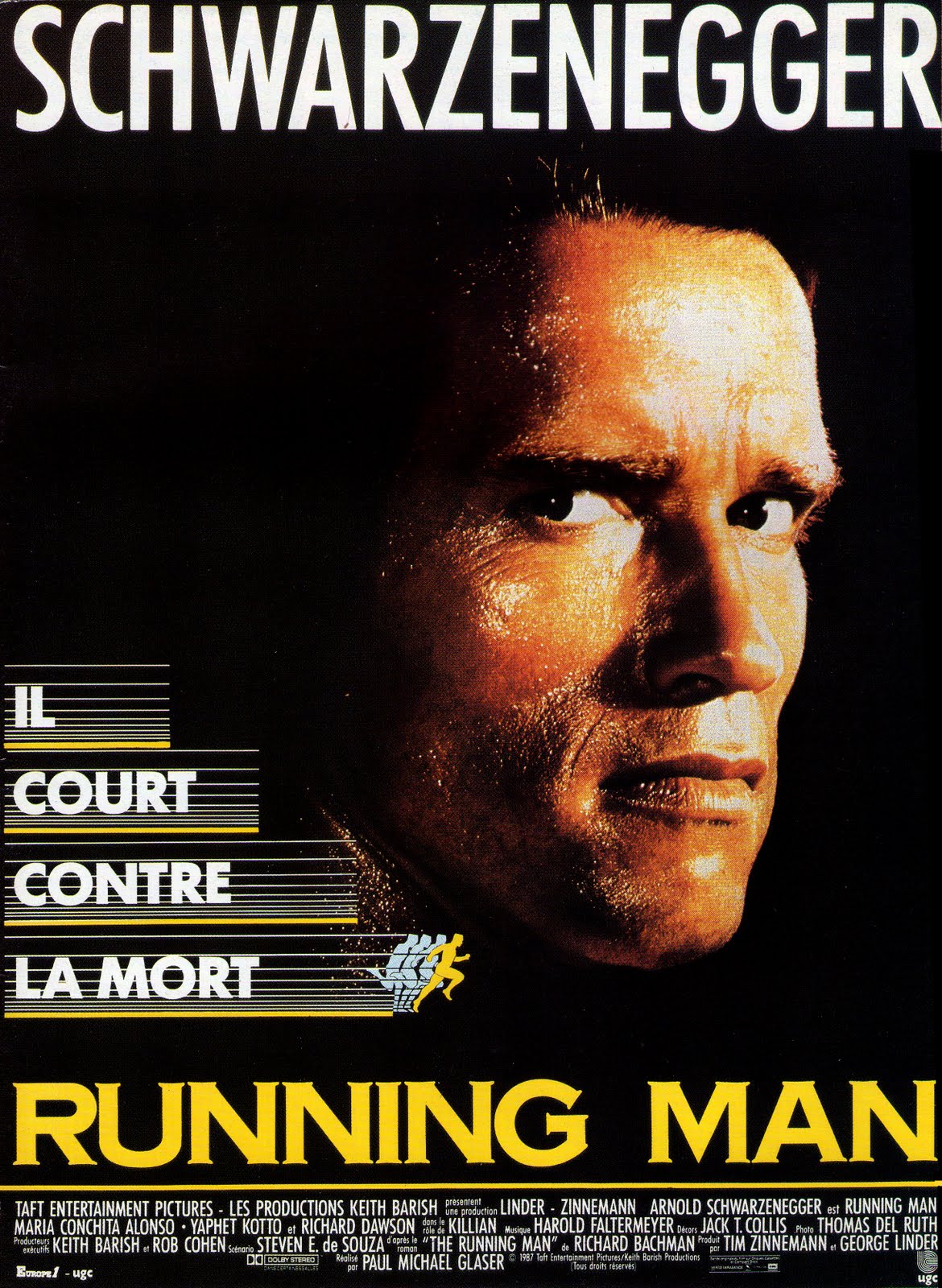 BACK TO THE MOVIE POSTERS: Running man