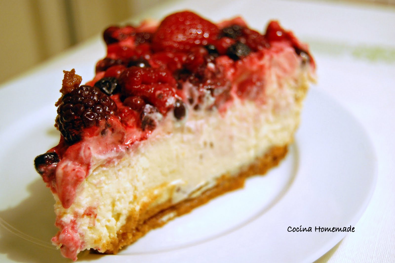 Cheesecake con frutos rojos (Version 2.0) | Cocina Homemade