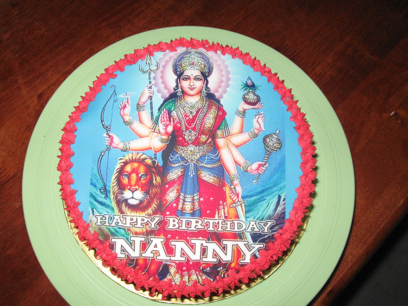 Cakes & Cupcakes for all occasions: Goddess Durga photo cake