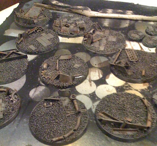 40k Hobby Blog: HOW TO:Ruined City Basing 40k