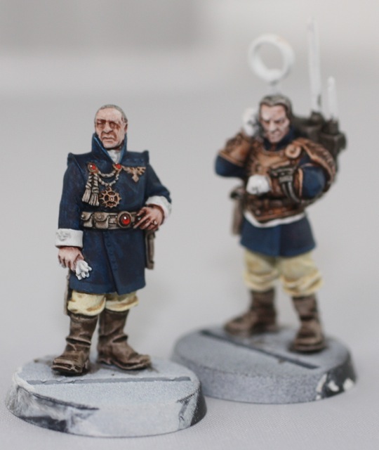 40k Hobby Blog: Titan Crew, Imperial Advisors, and Inquisitional Servitor