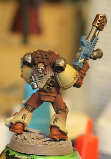 40k Hobby Blog: Badab War Fire Hawk Test Mini