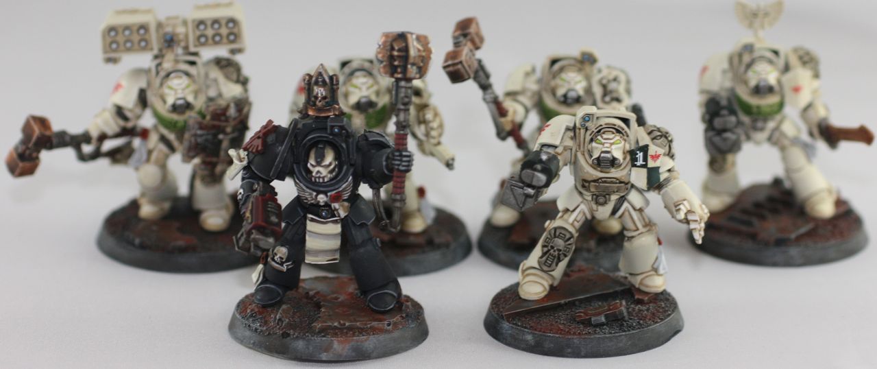 40k Hobby Blog: Deathwing Chaplain and Squad
