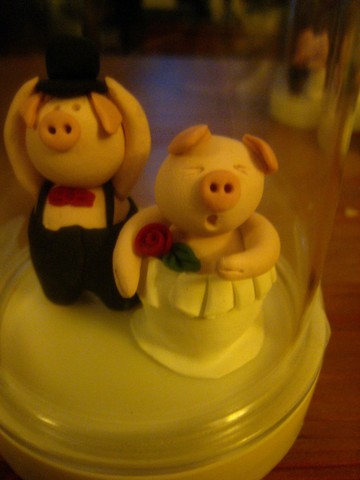 Crafts by Spring: Wedding Pigs