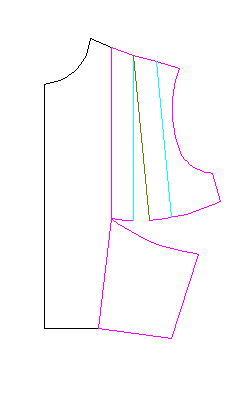 Tipare de croitorie: Tipare - creti pe linia bustului