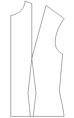 Tipare de croitorie: Tipar top simplu