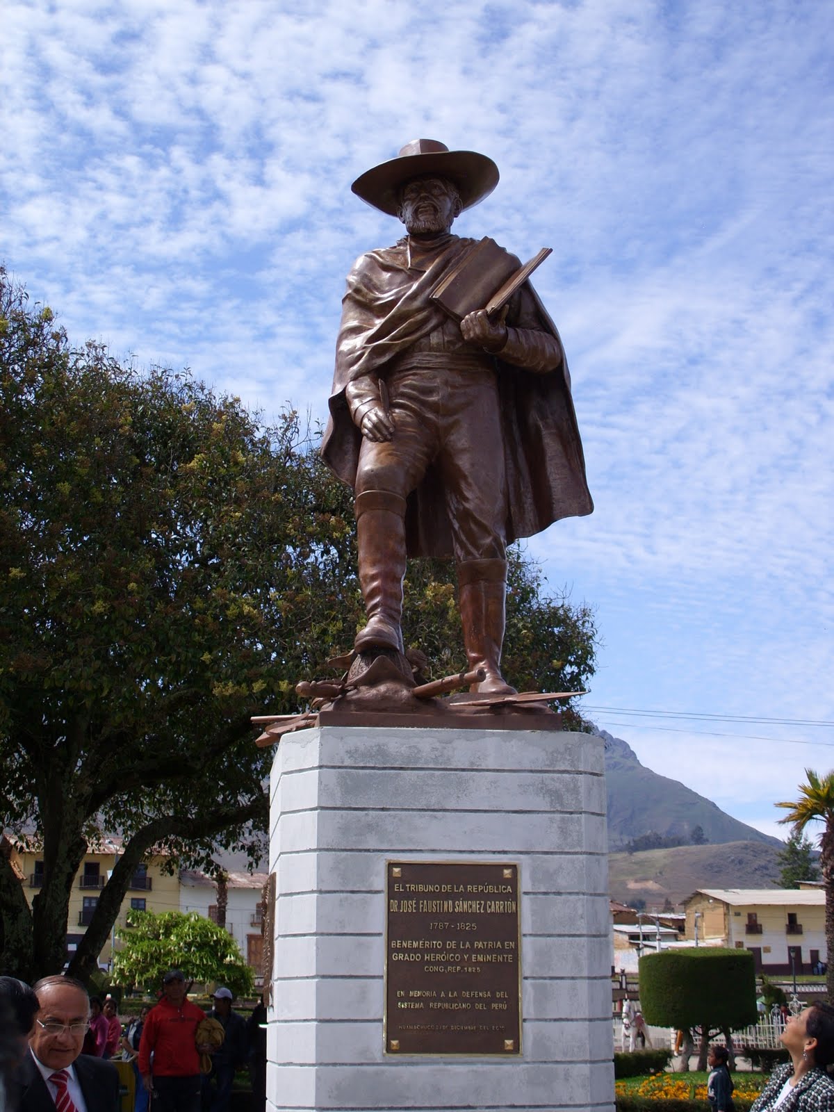 Periódico El Nuevo Halcón: DEVELACIÓN DEL MONUMENTO A JOSÉ FAUSTINO ...