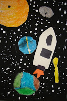 Thomas Elementary Art: 1st Grade Rockets in Space