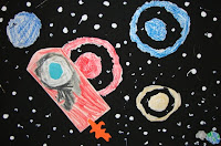 Thomas Elementary Art: 1st Grade Rockets in Space