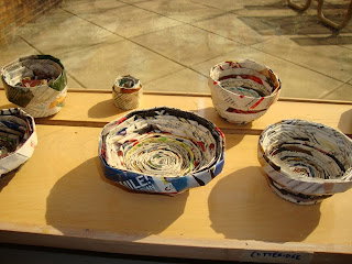 Thomas Elementary Art: 3rd Grade Recycled Magazine Bowls