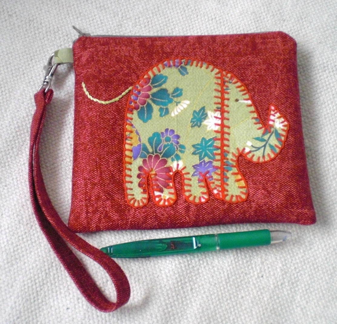 It's Raining Elephant Zippy Pouches | Projects by Jane
