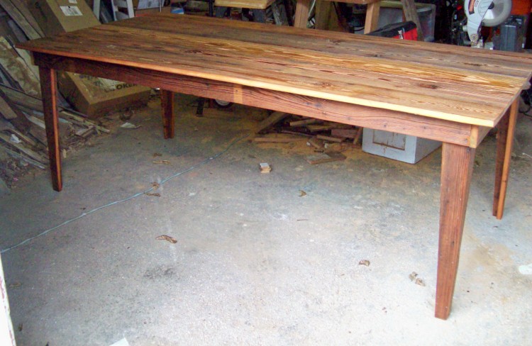 Through The Garden Gate: 7'l x 42"w x 30"h Farmhouse Table