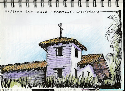 drawing (on) the world: Collection of California Mission Sketches