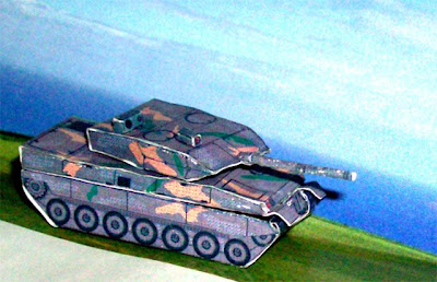 Paper Paper Paper Life: Paper Model Leopard 2 tank