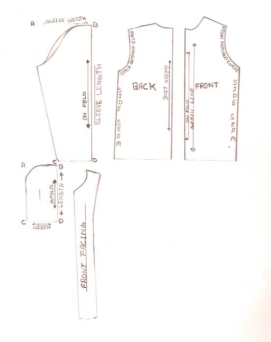 Pallavi Nag Jacket Drafting