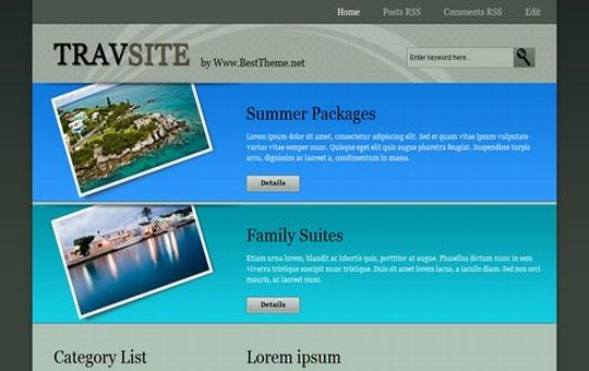 Free Blogger Travel Trips Journal Template Download