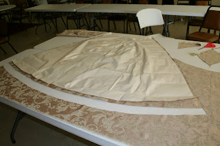 The Tudor Lady: Embroidered Forepart and Over Sleeves