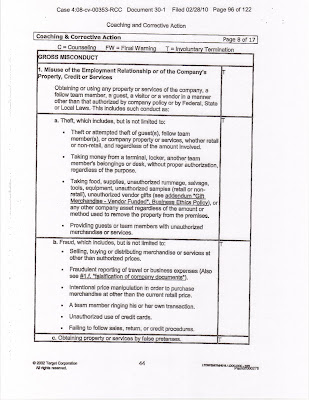 1) Target Corrective Action Guidelines 2) AP Directives: 1) Coaching ...