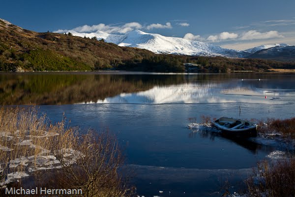 Landscape Photography in Kerry, Ireland: Snow on the Kerry Mountains