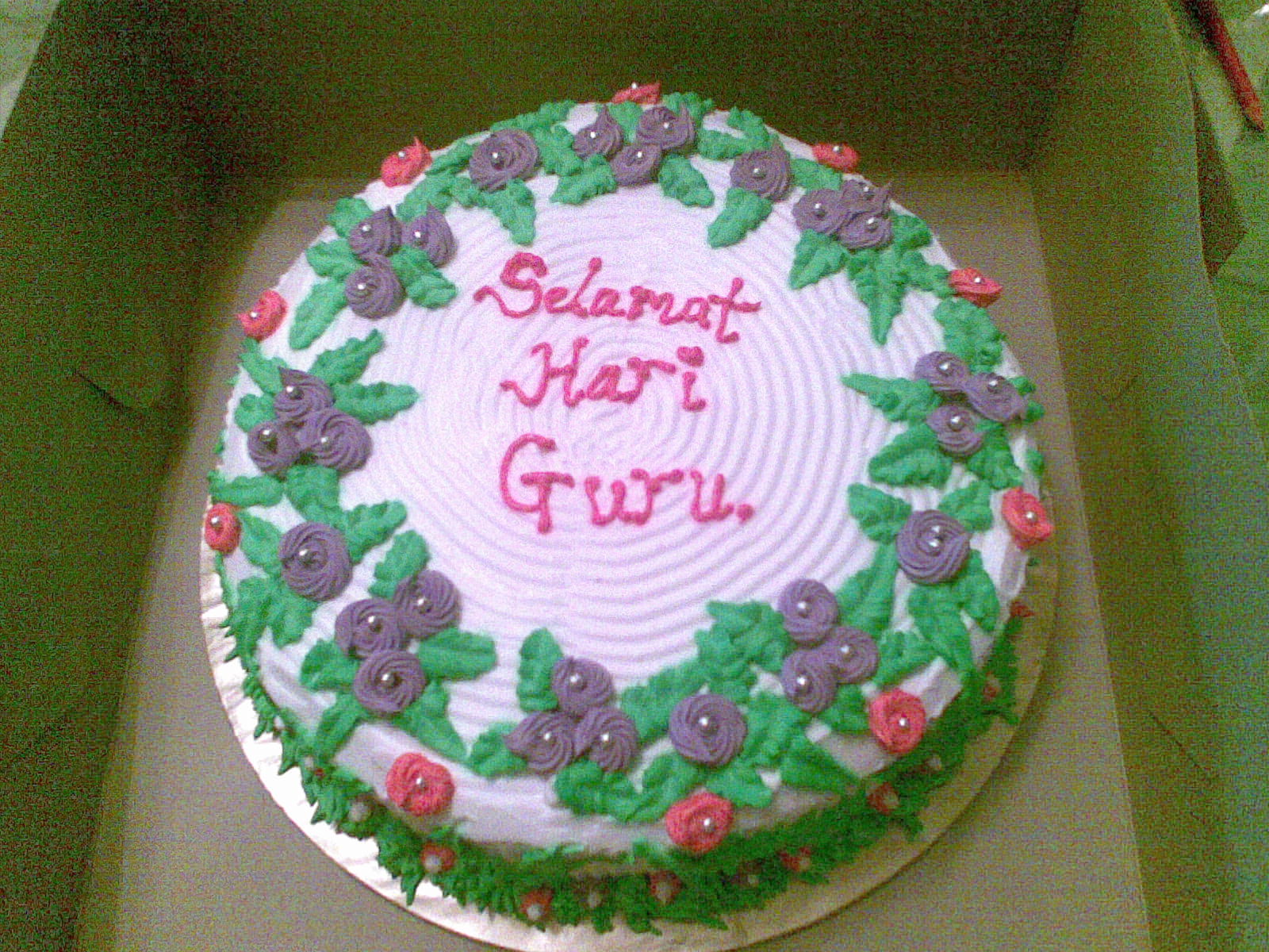 IZA ONE SHOP CORNER: kek selamat hari guru