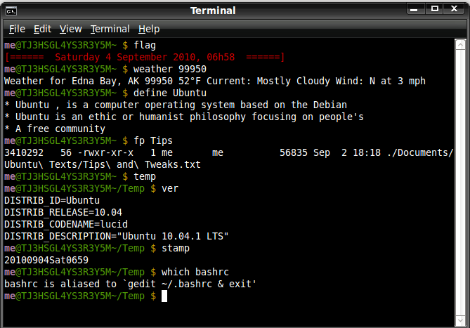 The Ultimate Bashrc File. | Στάλες στο γαλάζιο