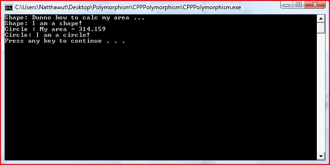 m3rlinez: Polymorphism example in Java, C# and C++