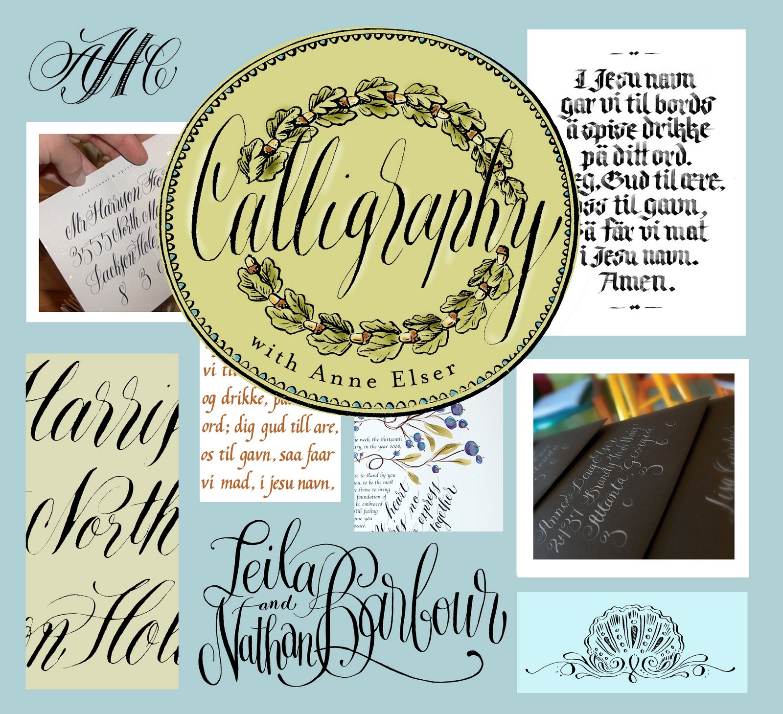 Anne-Davnes Elser: Spring 2010 Calligraphy & Bookmaking Classes