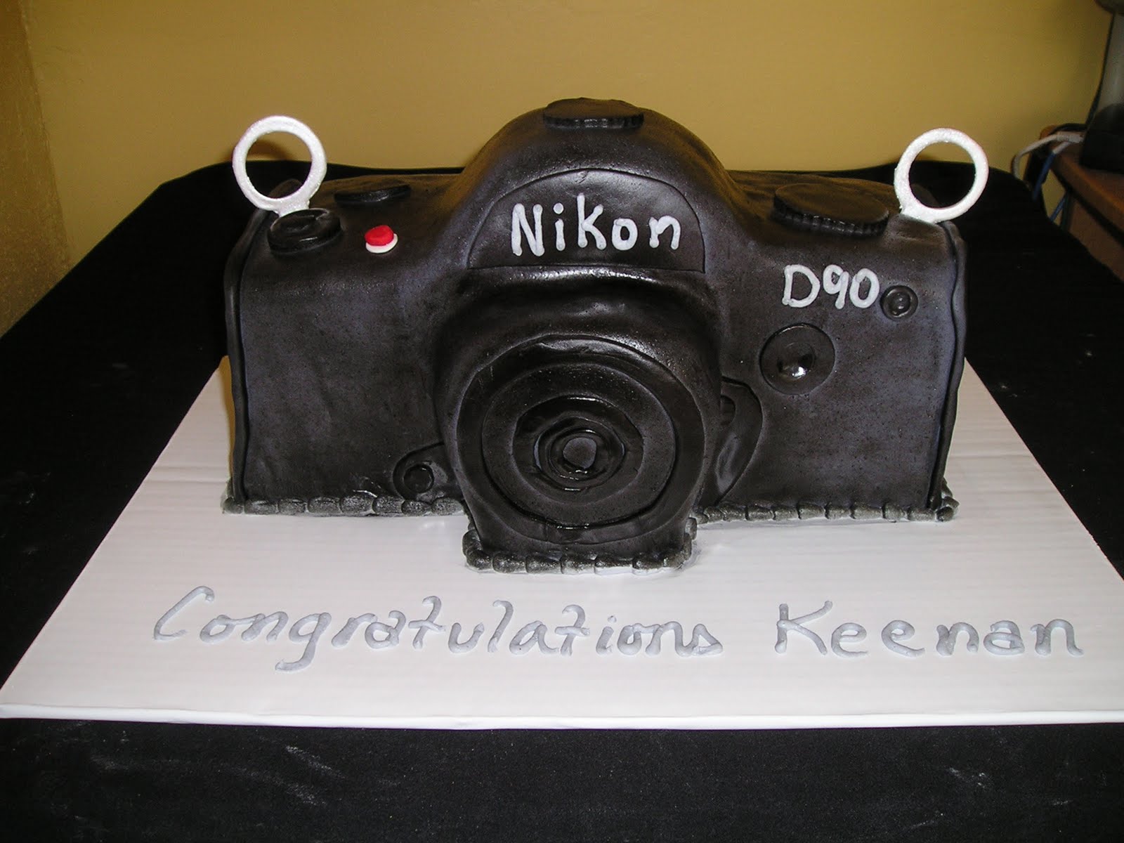 DEE-licious Cakes: 3D Nikon Camera Cake