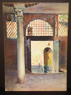 PRINT GALLERY AT BARCLAY GALLERIES: WATER COLOR RENDERINGS OF VENICE BY ...