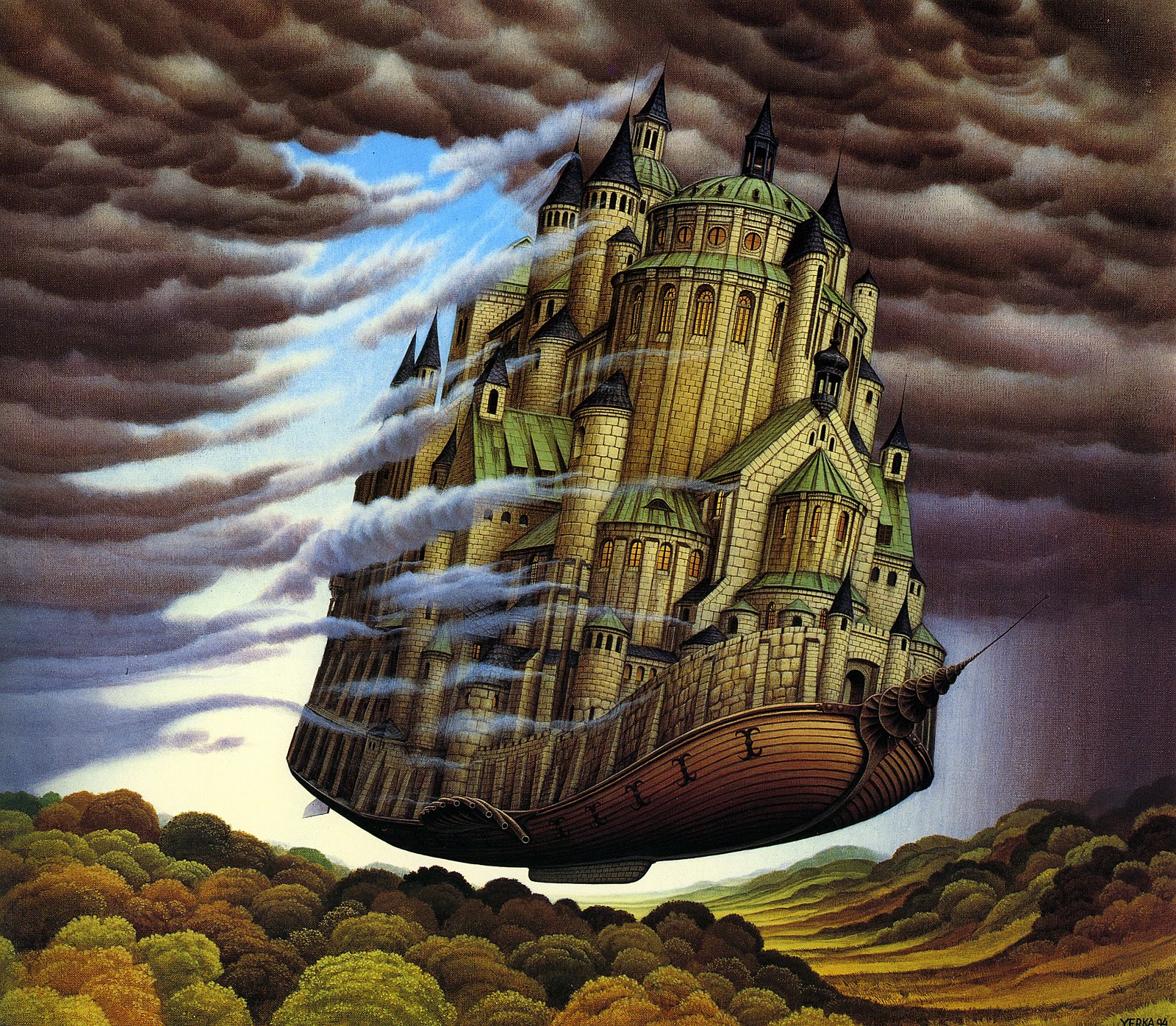 Art of Jacek Yerka: The Fantastic Art of Jacek Yerka: A Portfolio of 21 ...