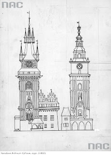 majtra: Architektura: Kraków - Ratusz i wieża ratuszowa na Rynku Głównym