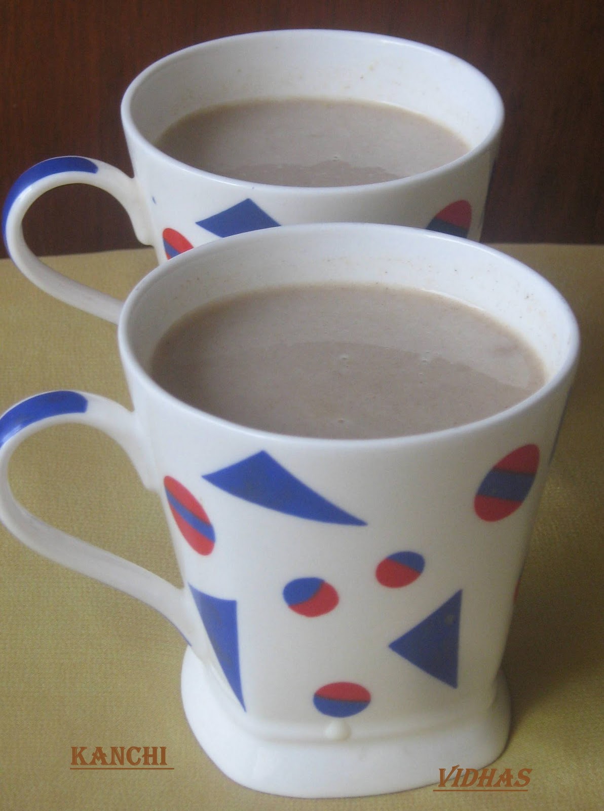 Vidhas Kitchen: SATHUMAVU KANCHI / MULTIGRAIN PORRIDGE