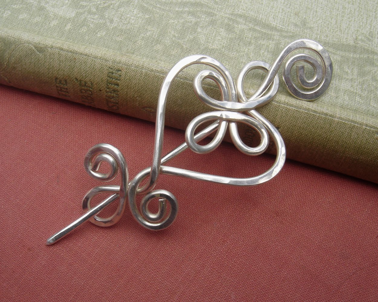 Wire Mom: New Sterling Silver Shawl Pins