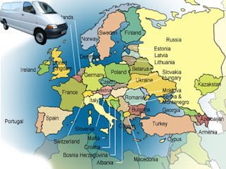 chefs european road trip: Euro Map