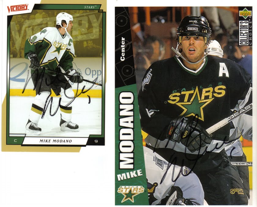 Slave's Through the Mail and In Person Autographs: Mike Modano TTM Success
