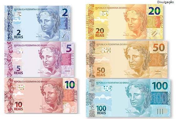 Filatelia y Numismática: Nueva Emision de Billetes en Brasil.