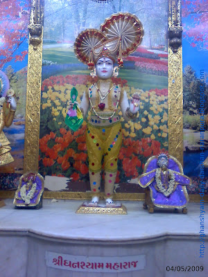 Ghanshyam Daily Darshan: 04/05/2009 Ghanshyam Darshan