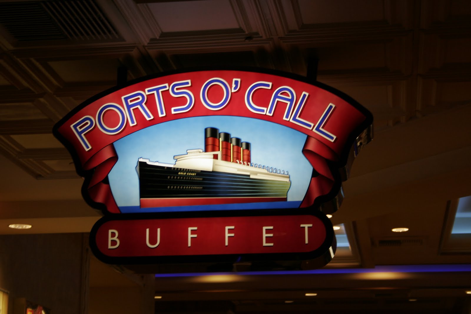 Dorky Cooking: Restaurant Review: Ports O'Call Buffet