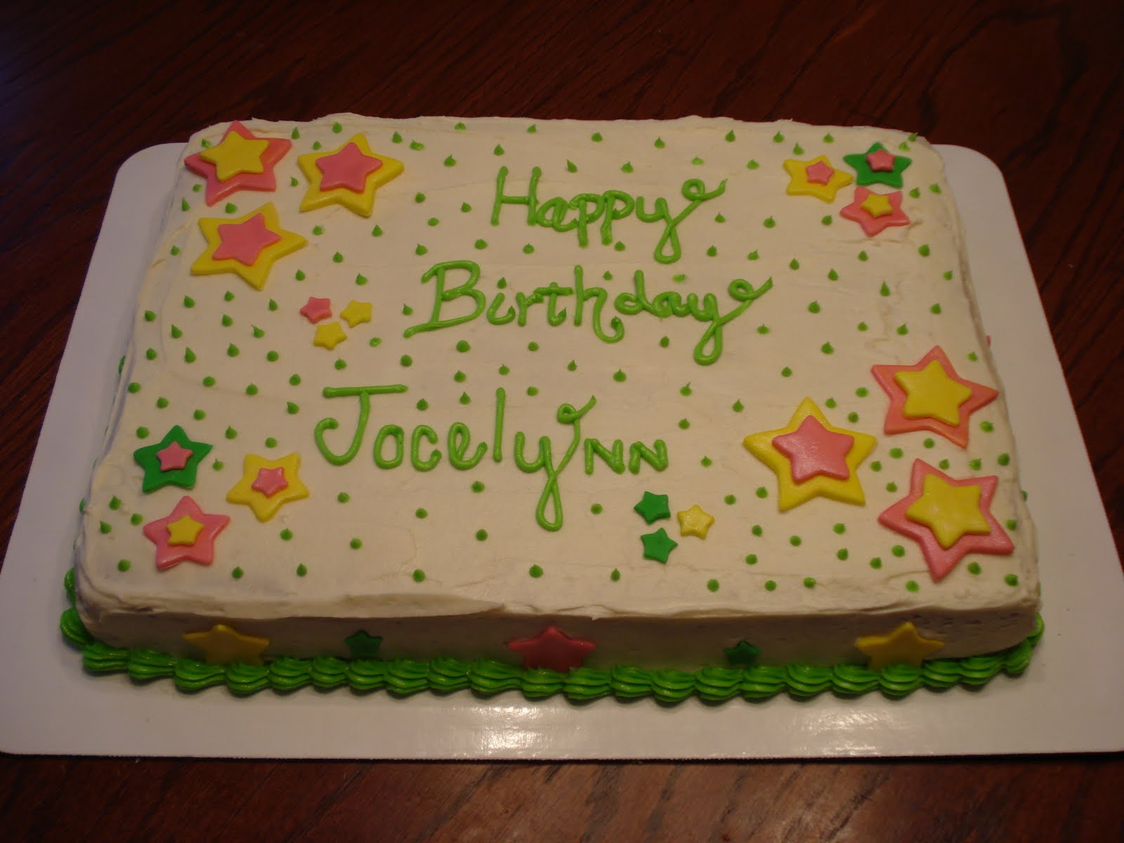 Sweets by Shelly: Jocelyn's Birthday Cake
